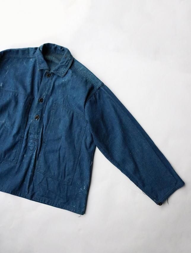 WW1 US ARMY DENIM PULLOVER WORKING JUMPER SIZE ML - MATIN WW1 US ARMY DENIM PULLOVER WORKING JUMPER SIZE ML - MATIN