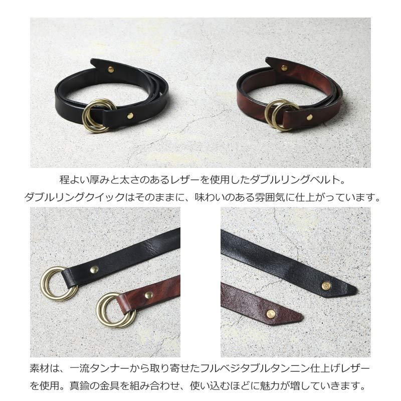 MASTER & Co. (マスターアンドコー) DAYTONA 24mm W RING BELT MASTER & Co. (マスターアンドコー) DAYTONA 24mm W RING BELT
