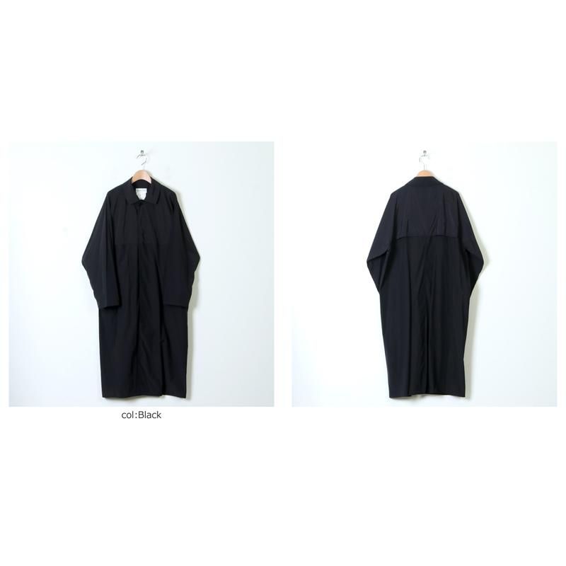 YAECA (ヤエカ) CONTEMPO RAIN COAT black / コンテンポレイン YAECA (ヤエカ) CONTEMPO RAIN COAT black / コンテンポレイン