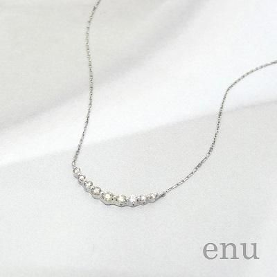 enu エヌ ENP-247 10金 ホワイトゴールド ダイヤモンド enu エヌ ENP-247 10金 ホワイトゴールド ダイヤモンド