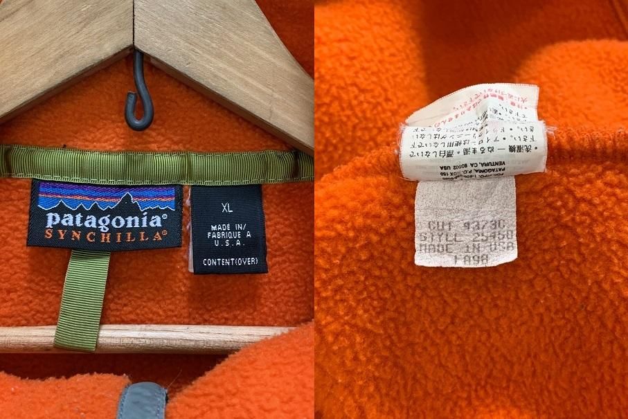 98年製PATAGONIA USA製 シンチラスナップT 98年製PATAGONIA USA製 シンチラスナップT