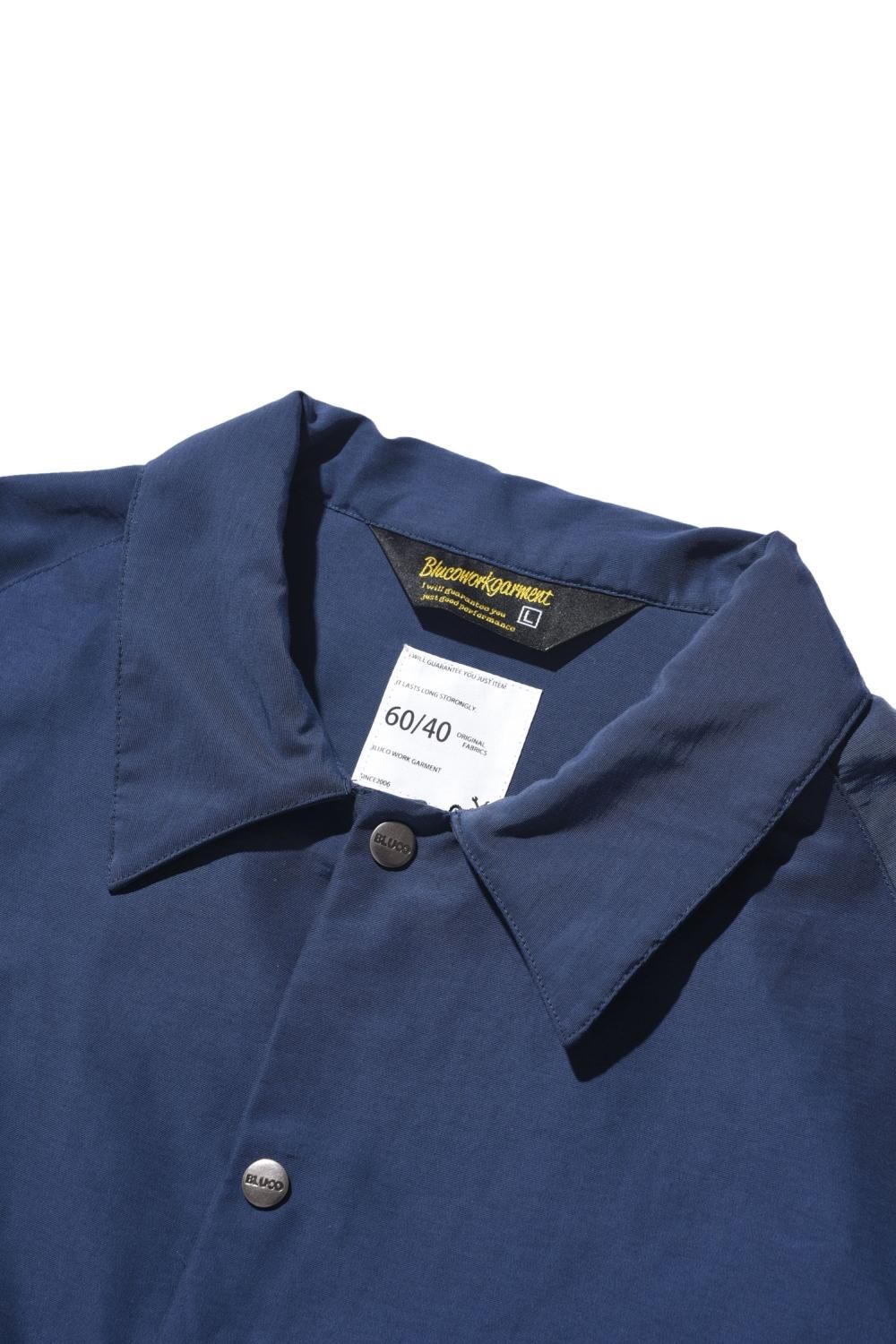 BLUCO WORK GARMENT(ブルコ) コーチジャケット 60/40 COACH BLUCO WORK GARMENT(ブルコ) コーチジャケット 60/40 COACH