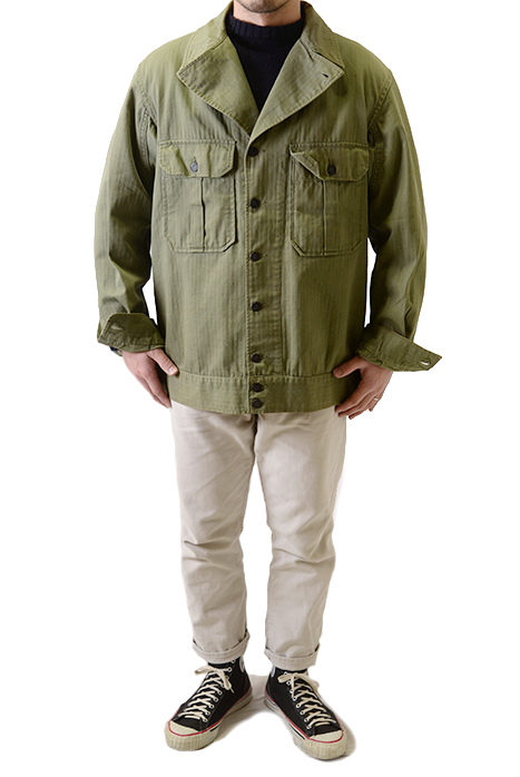 U.S.ARMY M-1942 HBT JACKET - 古着屋 | mushroom U.S.ARMY M-1942 HBT JACKET - 古着屋 | mushroom