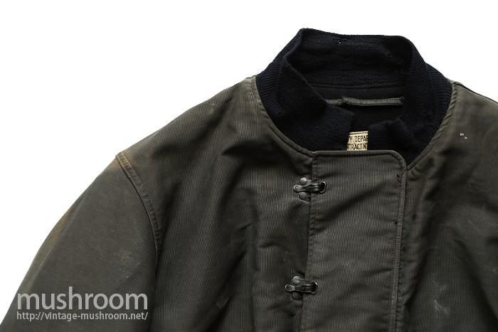WW2 U.S.NAVY BLUE DECK JACKET - 古着屋 | mushroom WW2 U.S.NAVY BLUE DECK JACKET - 古着屋 | mushroom