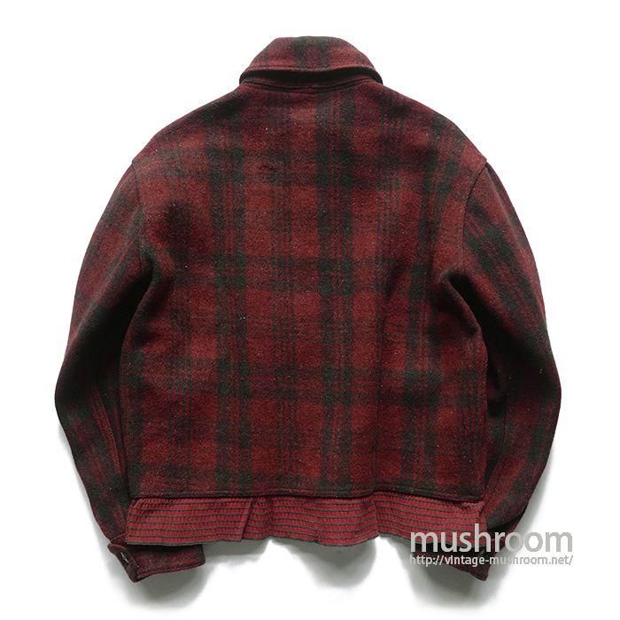 CCC A-1 STYLE PLAID WOOL JACKET - 古着屋 | mushroom CCC A-1 STYLE PLAID WOOL JACKET - 古着屋 | mushroom