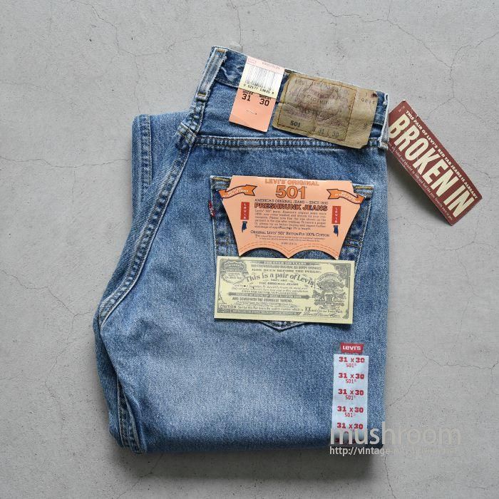 LEVI'S 501-0124 JEANS(DEADSTOCK/W31L30) - 古着屋 LEVI'S 501-0124 JEANS(DEADSTOCK/W31L30) - 古着屋