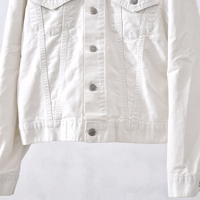 LEVI'S 70519-0951 WHITE DUCK JACKET(42) - 古着屋 LEVI'S 70519-0951 WHITE DUCK JACKET(42) - 古着屋