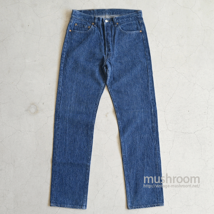 LEVI'S 501-0119 STRIPE BLUE JEANS(W33L34) - 古着屋 LEVI'S 501-0119 STRIPE BLUE JEANS(W33L34) - 古着屋