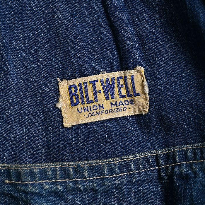 BILT WELL DENIM COVERALL - 古着屋 | mushroom(マッシュルーム BILT WELL DENIM COVERALL - 古着屋 | mushroom(マッシュルーム