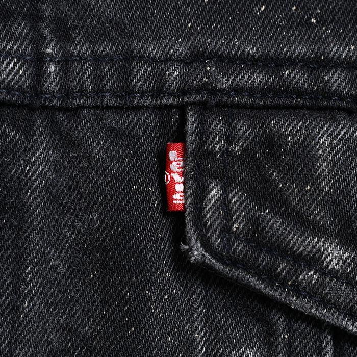 LEVI'S 70507-0253 ACID WASH BLACK DENIM JACKET(LARGE LEVI'S 70507-0253 ACID WASH BLACK DENIM JACKET(LARGE
