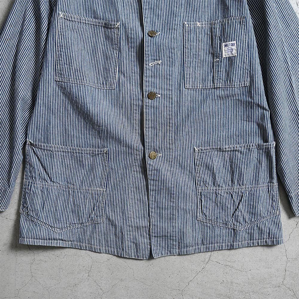 SWEET-ORR HICKORY-STRIPED COVERALL(VERY GOOD CONDITION SWEET-ORR HICKORY-STRIPED COVERALL(VERY GOOD CONDITION