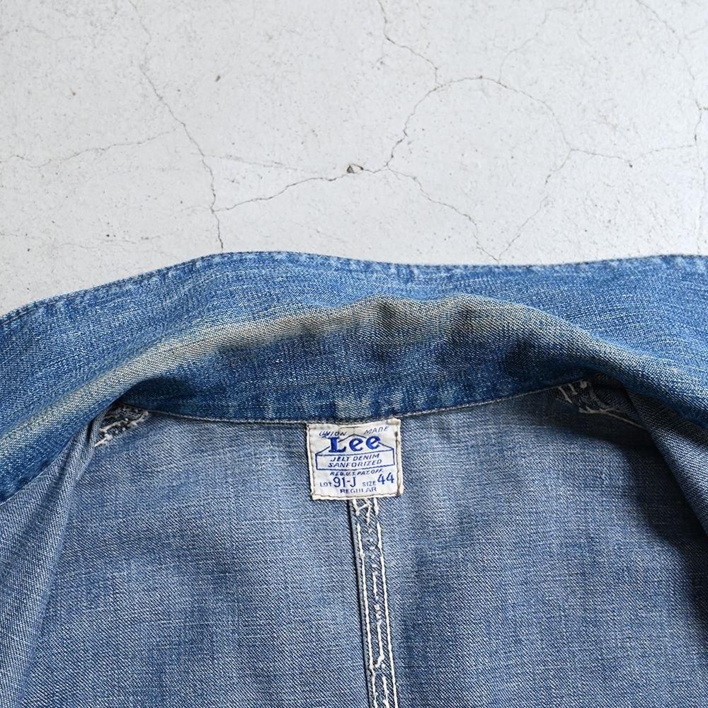 Lee 91-J DENIM COVERALL(1940'S/GOOD CONDITION/SZ 44 Lee 91-J DENIM COVERALL(1940'S/GOOD CONDITION/SZ 44