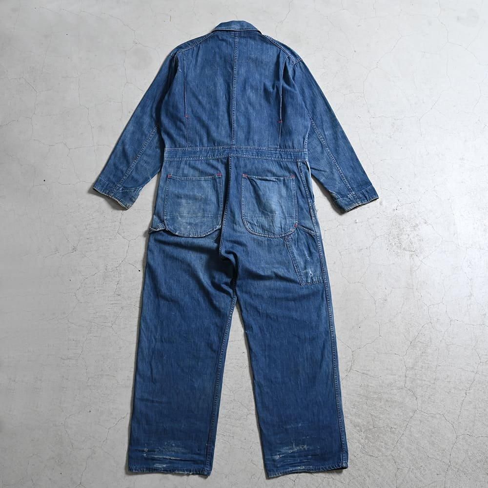 MW PIONEER DENIM ALL-IN-ONE(1940'S/SZ 44/GOOD INDIGO MW PIONEER DENIM ALL-IN-ONE(1940'S/SZ 44/GOOD INDIGO