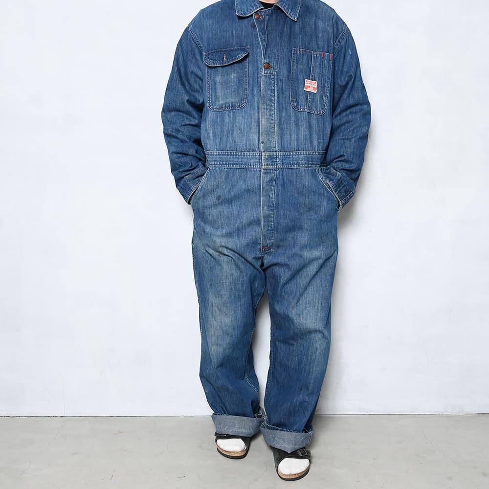 MW PIONEER DENIM ALL-IN-ONE(1940'S/SZ 44/GOOD INDIGO MW PIONEER DENIM ALL-IN-ONE(1940'S/SZ 44/GOOD INDIGO