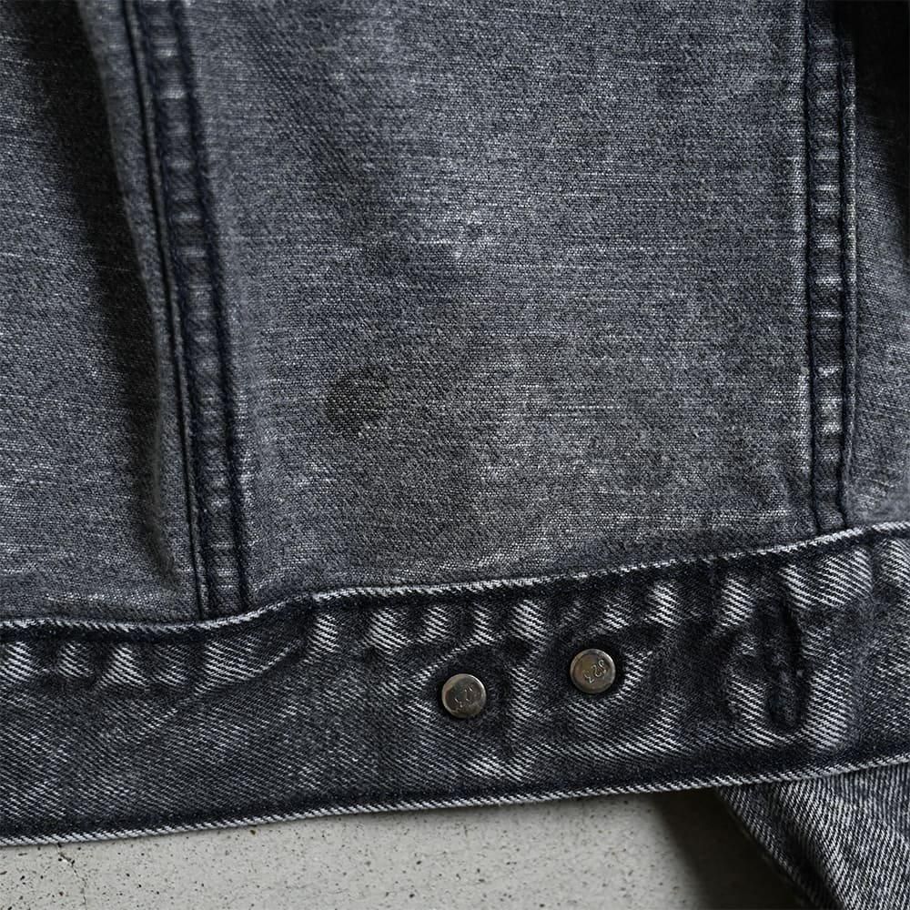 LEVI'S 70507-0253 ACID WASH BLACK DENIM JACKET(LARGE/VERY LEVI'S 70507-0253 ACID WASH BLACK DENIM JACKET(LARGE/VERY