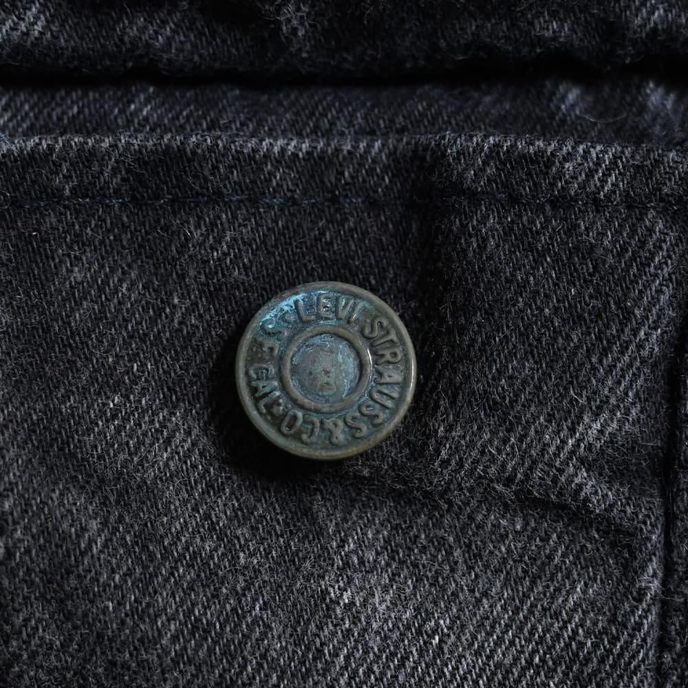 LEVI'S 70507-0253 ACID WASH BLACK DENIM JACKET(LARGE/VERY LEVI'S 70507-0253 ACID WASH BLACK DENIM JACKET(LARGE/VERY