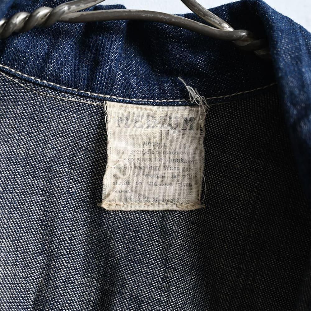 U.S.ARMY DUNGAREE DENIM JUMPER with C.C.C. STENCIL(JUST U.S.ARMY DUNGAREE DENIM JUMPER with C.C.C. STENCIL(JUST