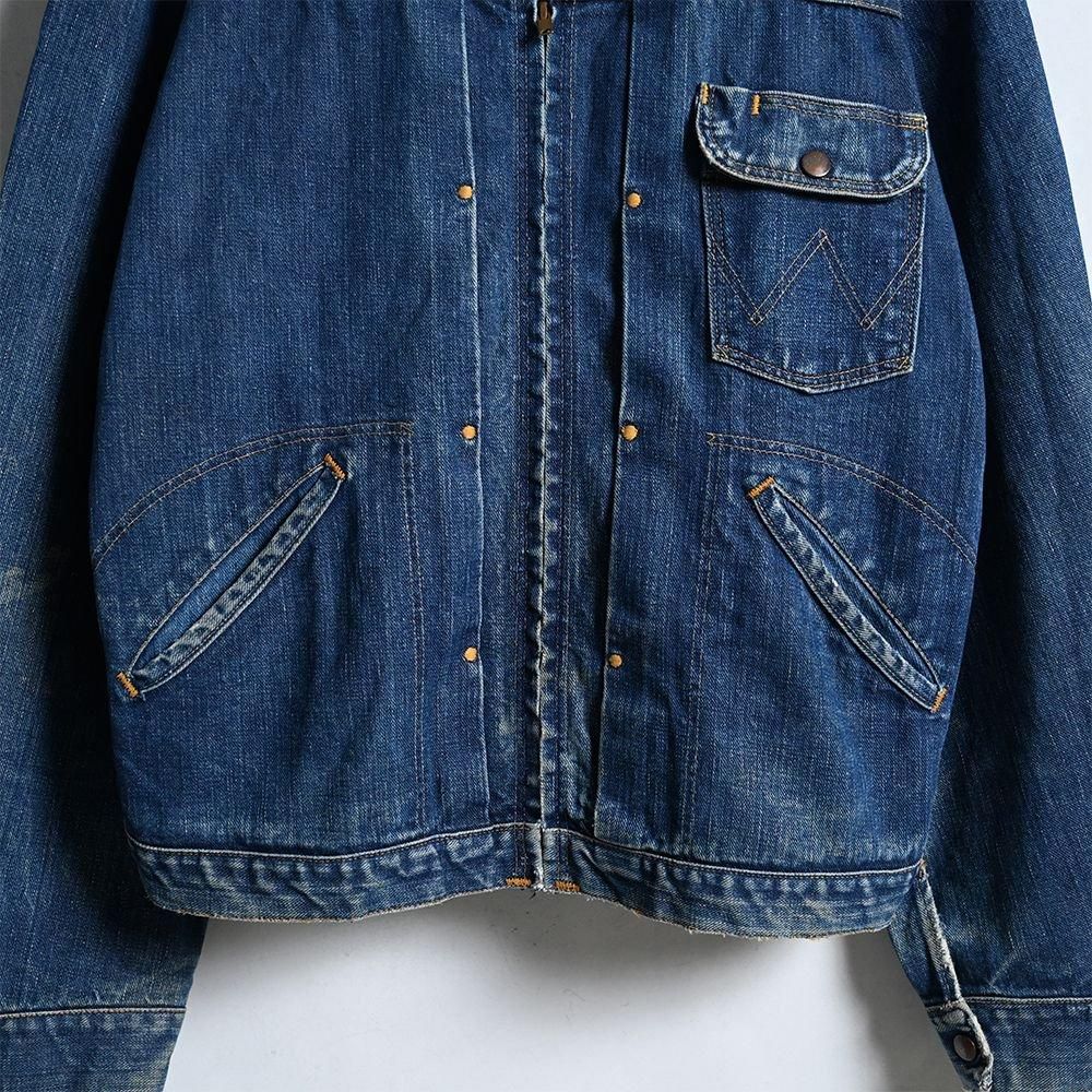 WRANGLER 11MJZ DENIM JACKET(1960'S/GOOD CONDITION/SZ 44 WRANGLER 11MJZ DENIM JACKET(1960'S/GOOD CONDITION/SZ 44