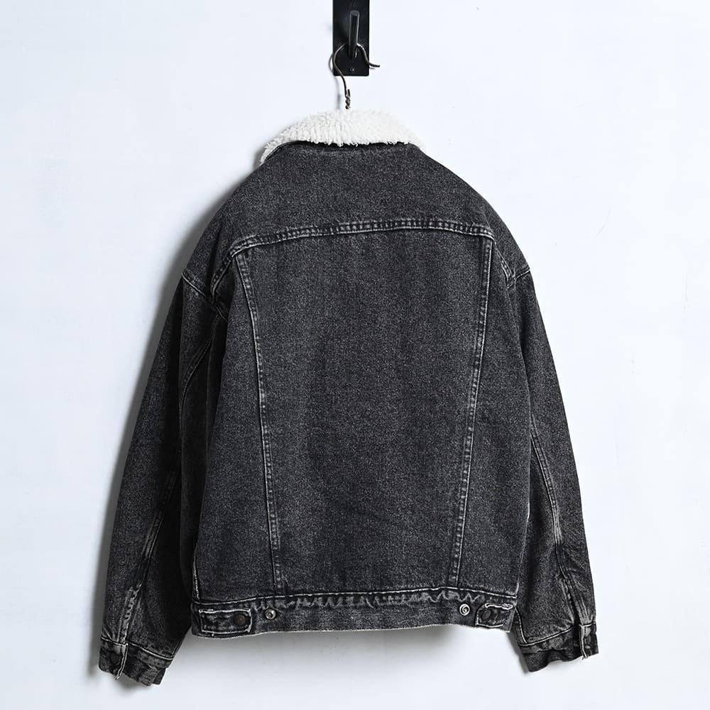 LEVI'S 70609-4858 BLACK DENIM BOA JACKET(1990'S/VERY GOOD LEVI'S 70609-4858 BLACK DENIM BOA JACKET(1990'S/VERY GOOD