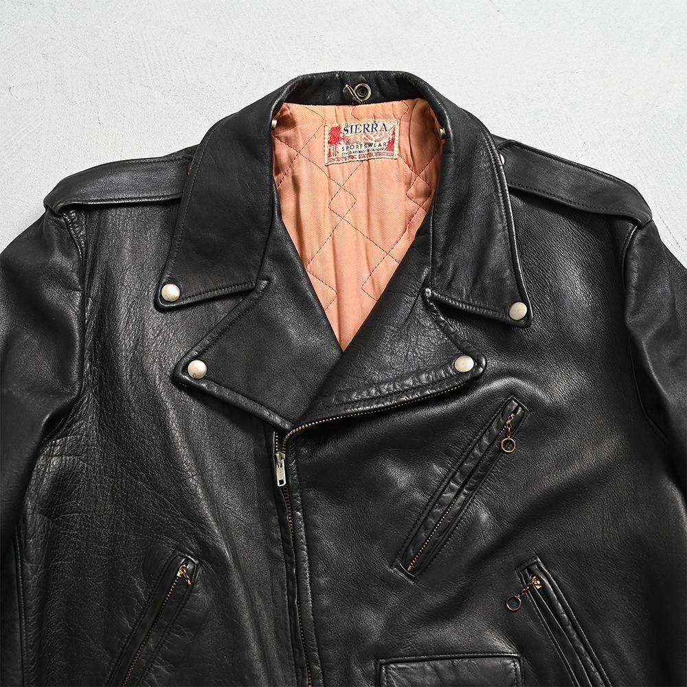 SIERRA M/C HORSEHIDE LEATHER JACKET(GOOD CONDITION/BIG SIZE SIERRA M/C HORSEHIDE LEATHER JACKET(GOOD CONDITION/BIG SIZE