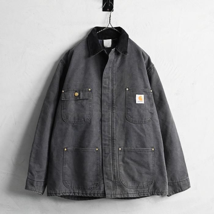 CARHARTT BLANKET LINED CHORE JACKET with RARE COLOR（GOOD FADE & GOOD CONIDTION） - 古着屋 ｜ mushroom ...