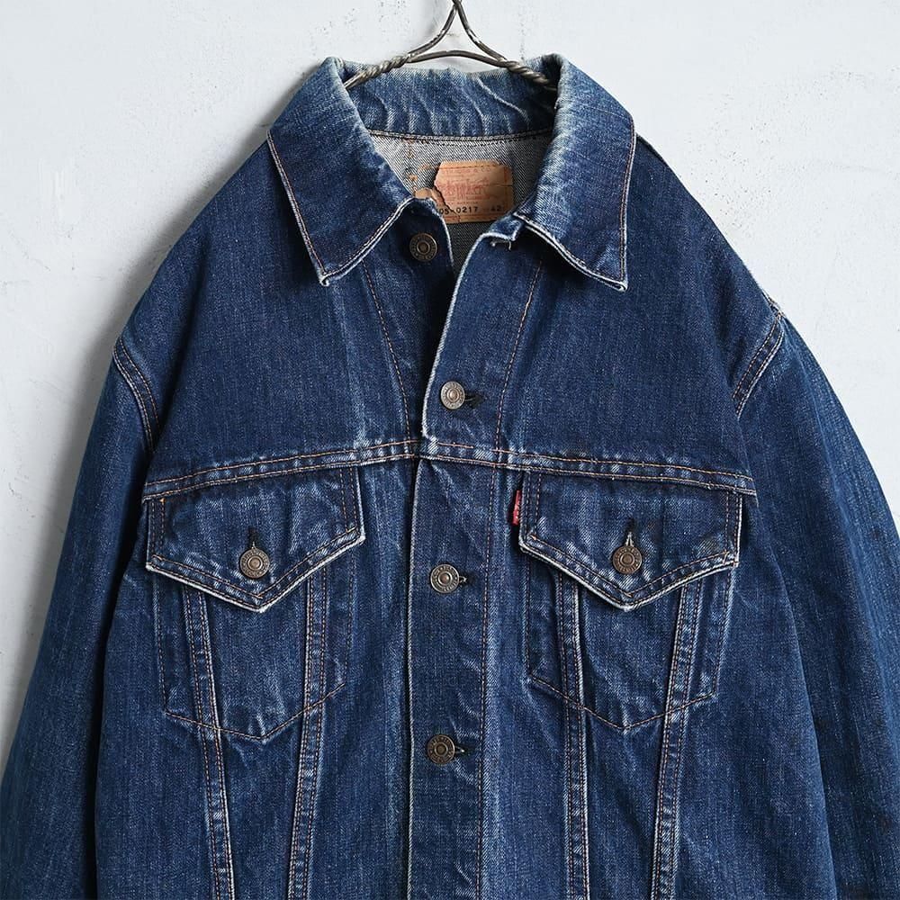 LEVI'S 70505-0217 BIGE DENIM JACKET(GOOD CONDITION/SZ 42 LEVI'S 70505-0217 BIGE DENIM JACKET(GOOD CONDITION/SZ 42