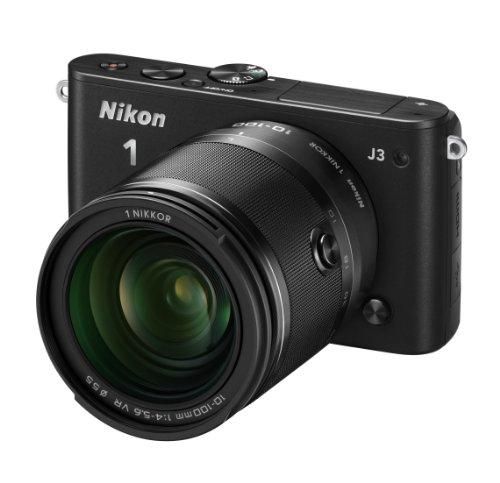 Nikon 1 J3 10ZK(BK)｜Nikon ミラーレス一眼 Nikon 1 J3 小型10倍ズームキット1 NIKKOR VR 10-100mm f/4-5.6付属 ブラック｜中古品 ...